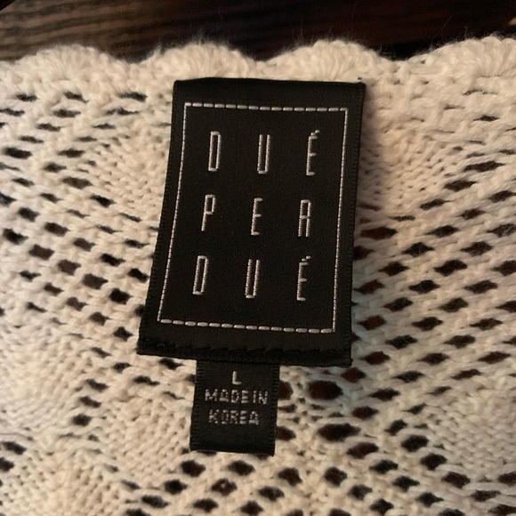 due per due | Sweaters | Due Per Due Ivory Crochet Shrug In Large ...